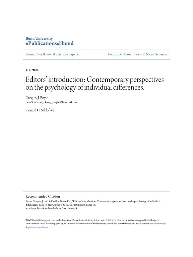 Personality Measurement and Testing An o | PDF | Intelligence Quotient ...