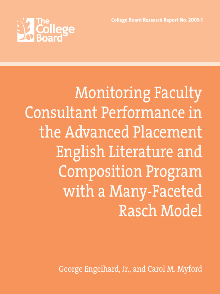 Monitoring Faculty Consultant Performanc | PDF | Advanced Placement