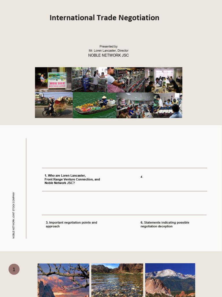 Linh International Trade Negotiation. Learn To Be The Power Behind Big ...