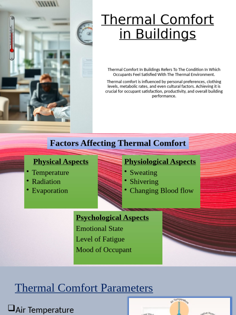 Understanding Thermal Comfort in Buildings | PDF | Humidity ...