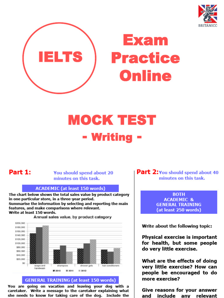 IELTS Writing Mock Test Guide | PDF
