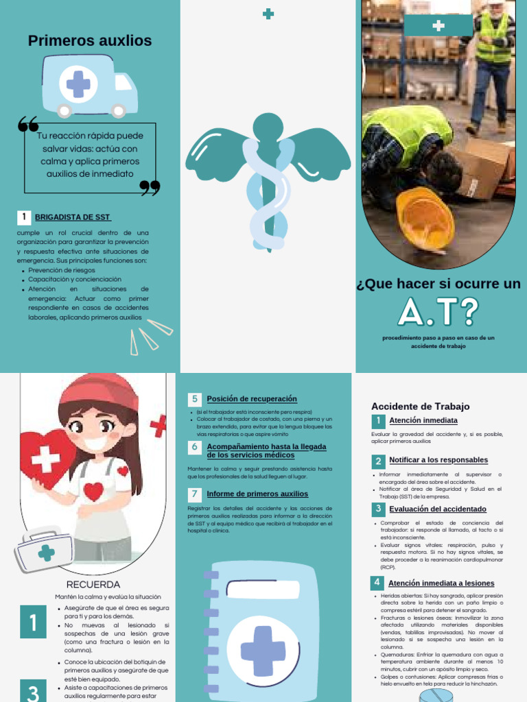 Folleto A.T | PDF | Primeros auxilios | Medicina CLINICA