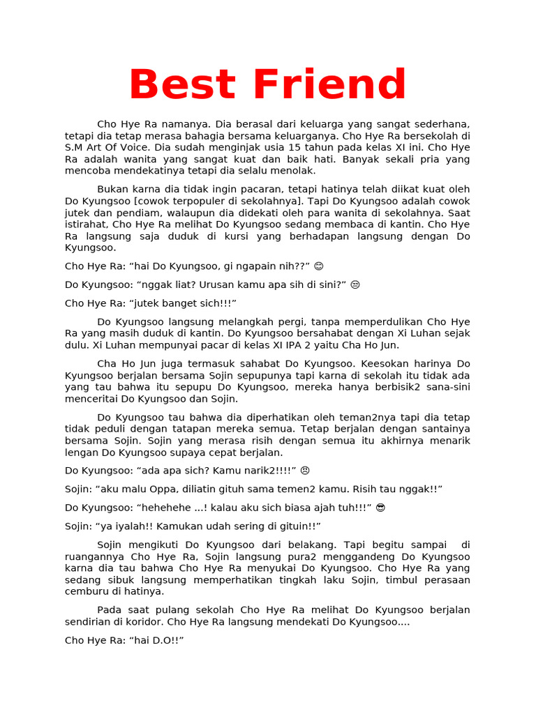 Best Friend | PDF