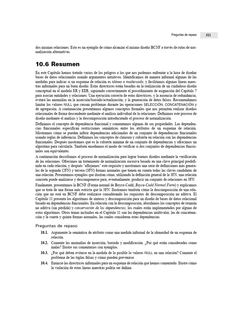 Preguntas y Ejercicios de Repaso | PDF | Base de datos relacional ...