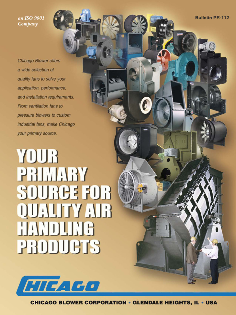 Chicago Blower Fan Product Overview | PDF | Mechanical Engineering