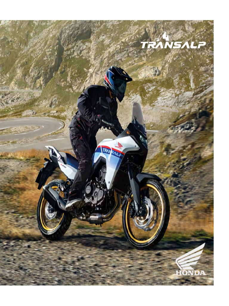 XL750_TRANSALP_23YM | PDF | Seguro | Motocicleta