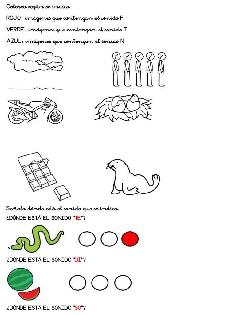 Ficha de Reforzamiento Lunes | PDF