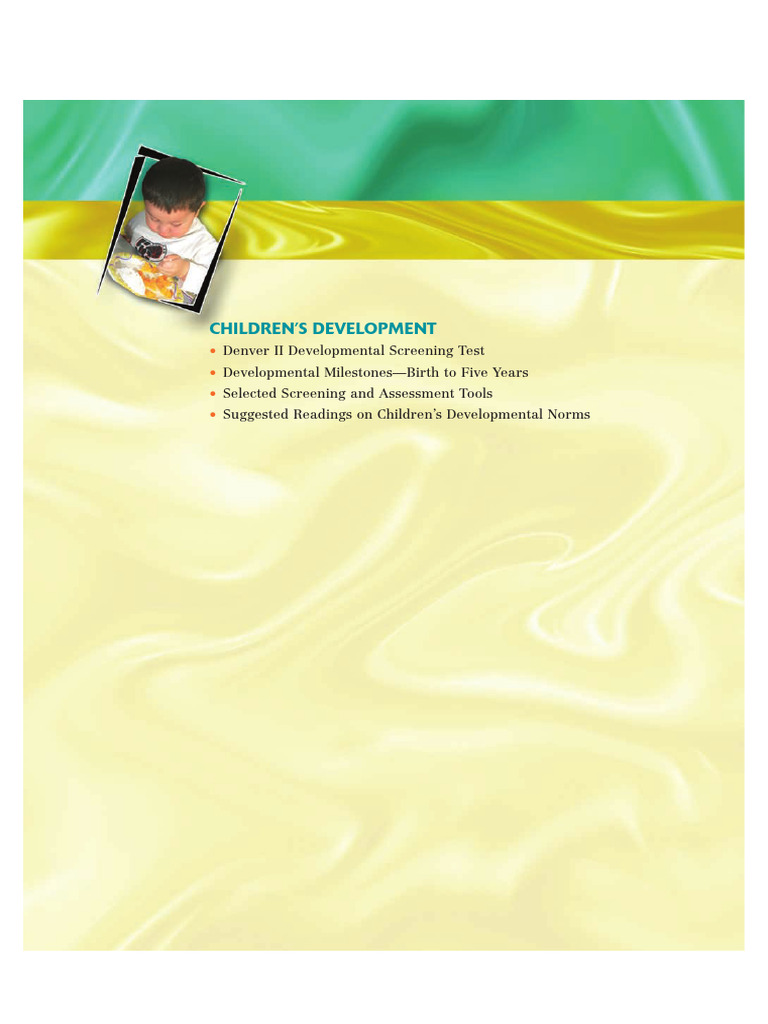 Denver Developmental Screening Test Manual | PDF | Linguistics