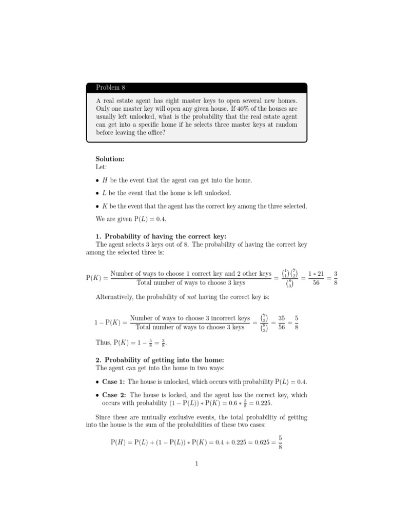 Probability Latex | PDF | Applied Mathematics