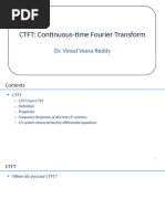 Understanding Continuous-Time Fourier Transform | PDF | Fourier ...