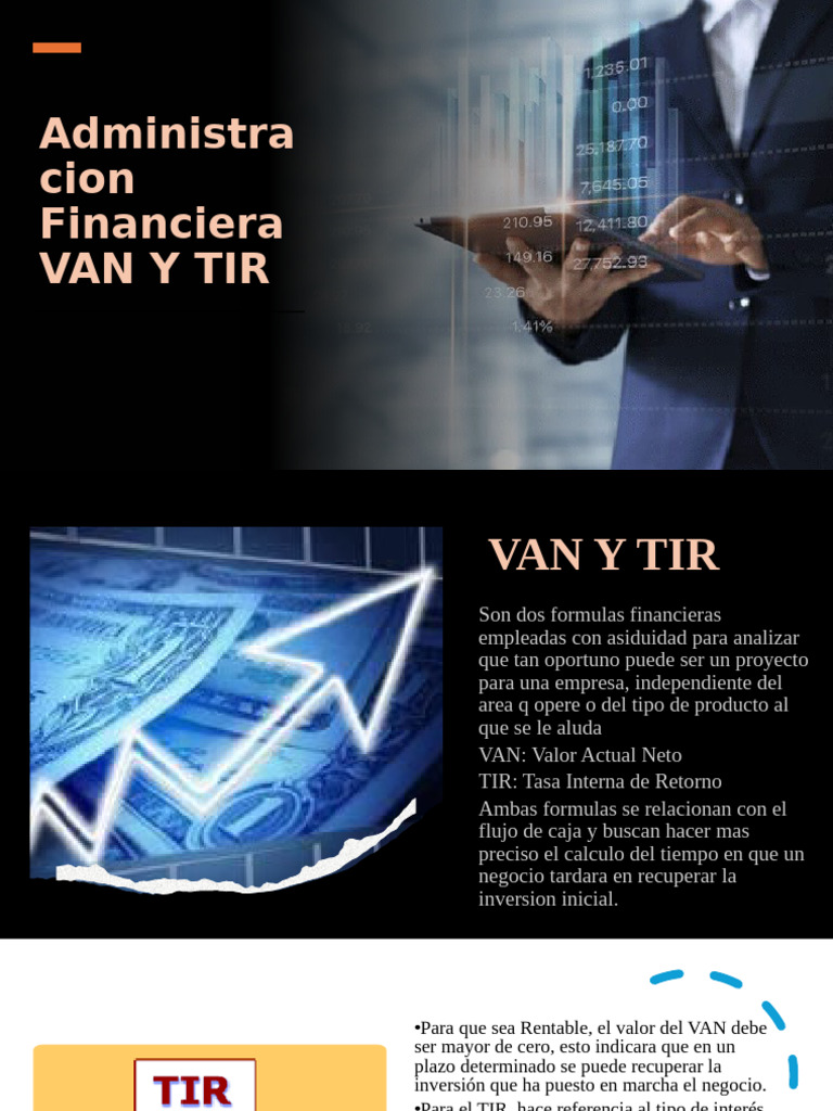 VAN y TIR | PDF | Tasa interna de retorno | Dinero