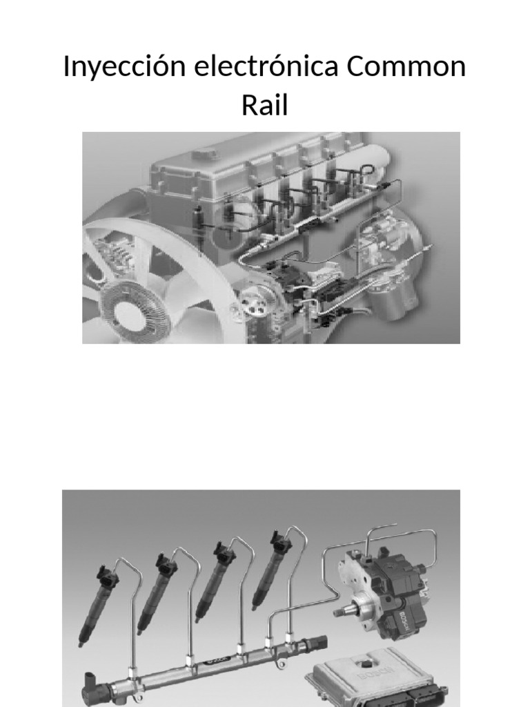 Inyección electrónica Common Rail | PDF