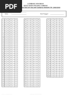 Zipgrade 100 Item Answer Sheet | PDF