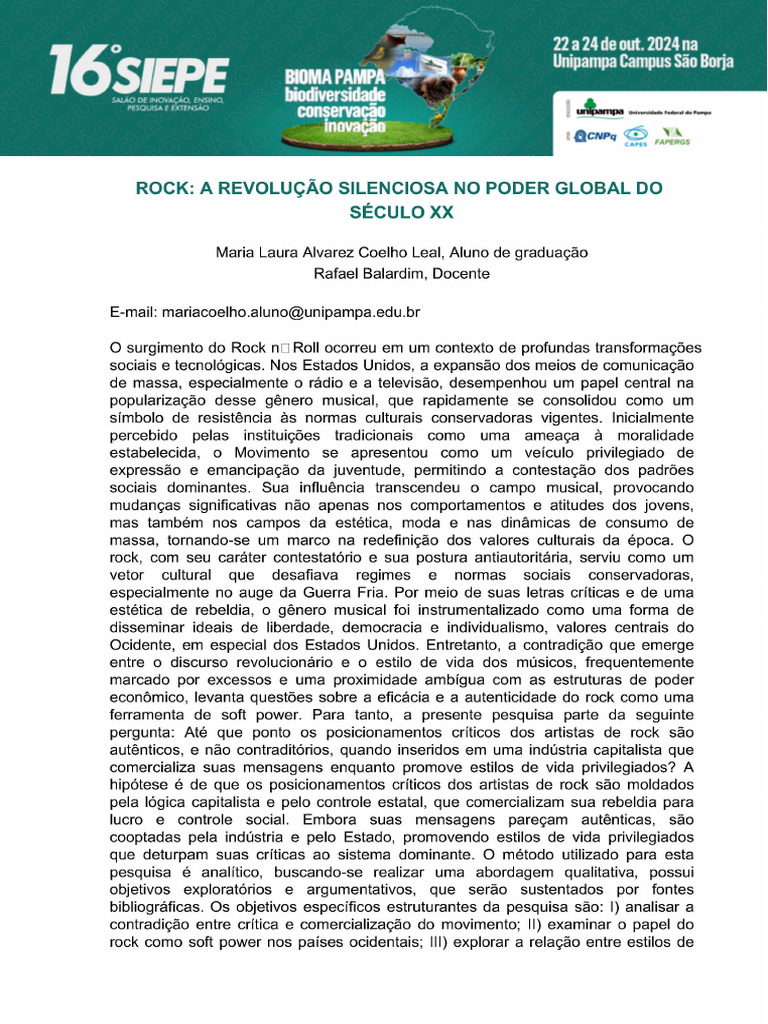 Etp1 Resumo Expandido 30405 | PDF | História