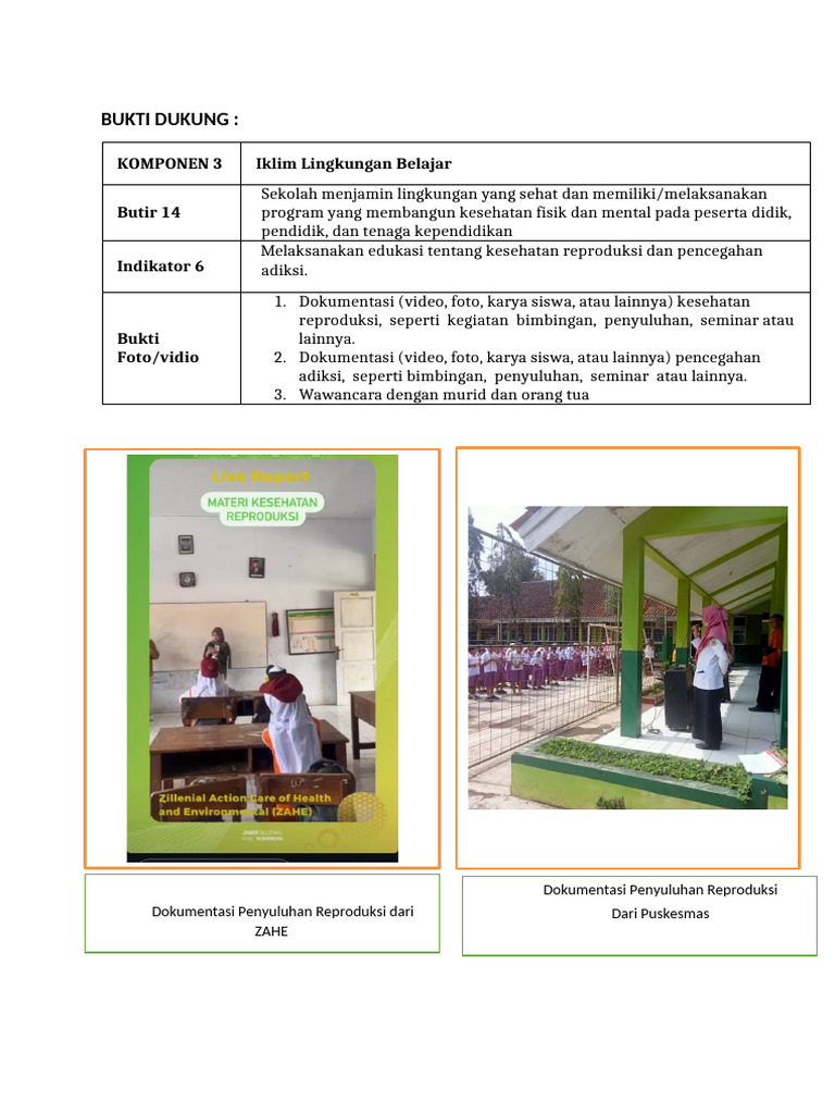 Edukasi Kesehatan Reproduksi dan Adiksi | PDF