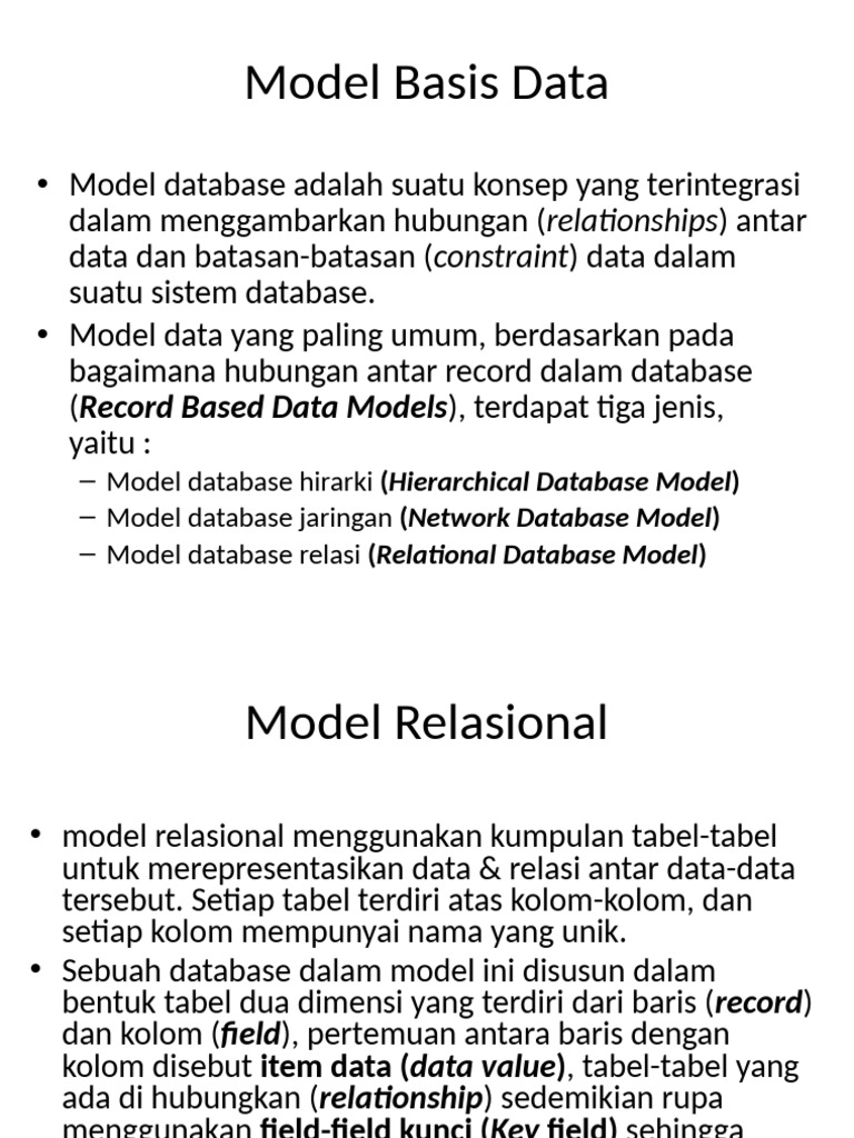 Perancangan Basis Data3 | PDF