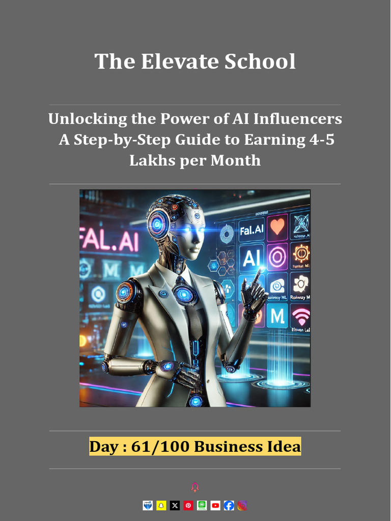 AI Influencer Marketing Guide | PDF | Virtual Reality | Fashion
