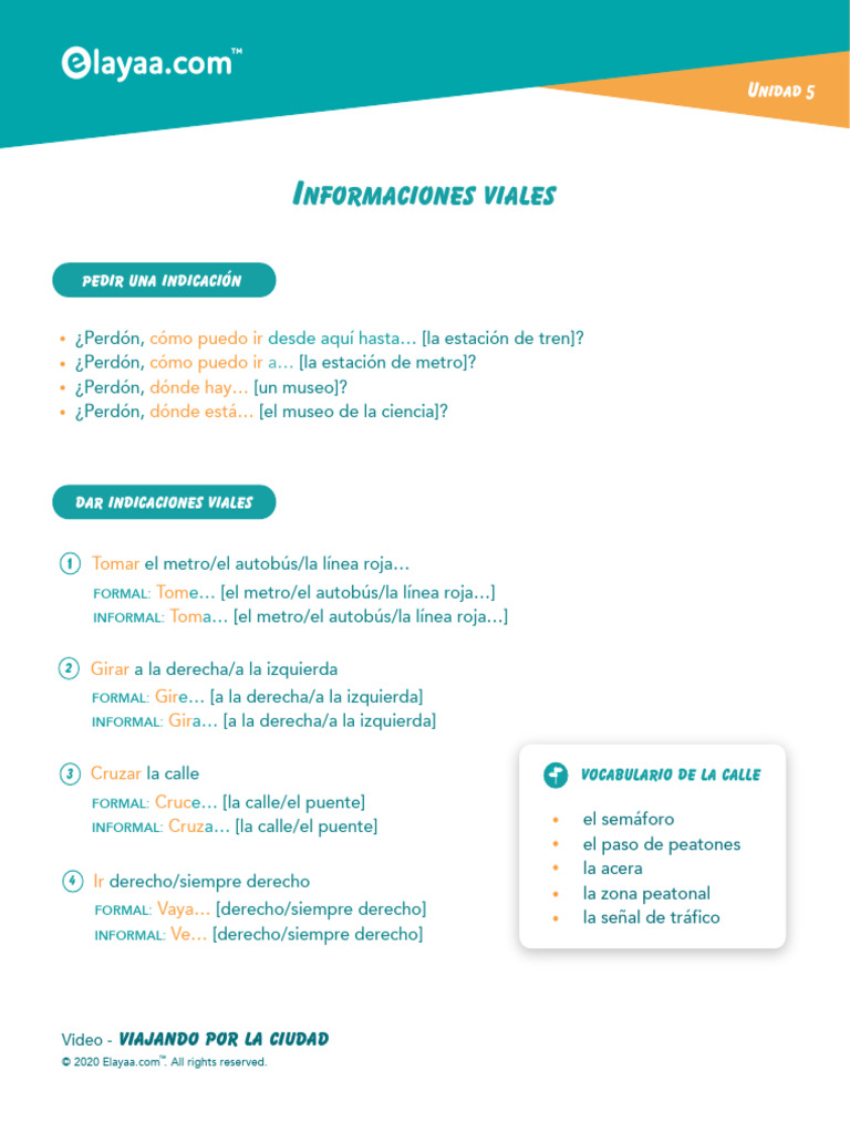 Informaciones+viales | PDF