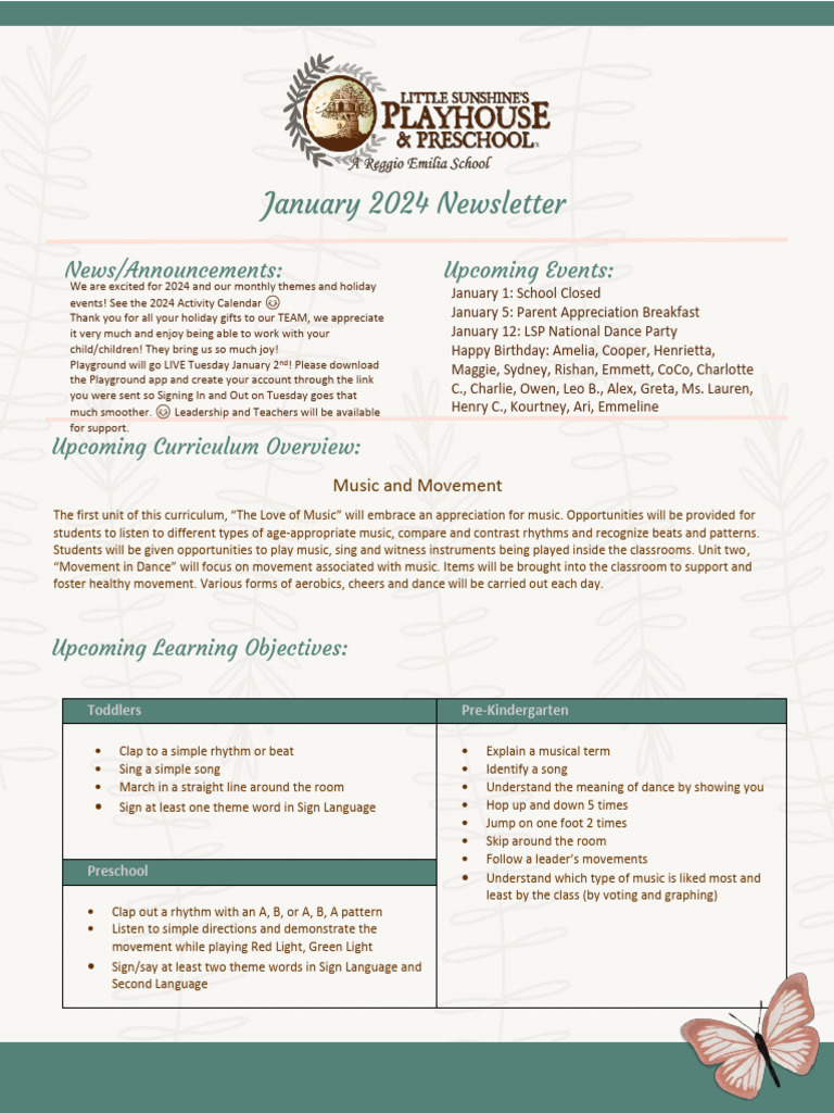 January Newsletter 2024 | PDF