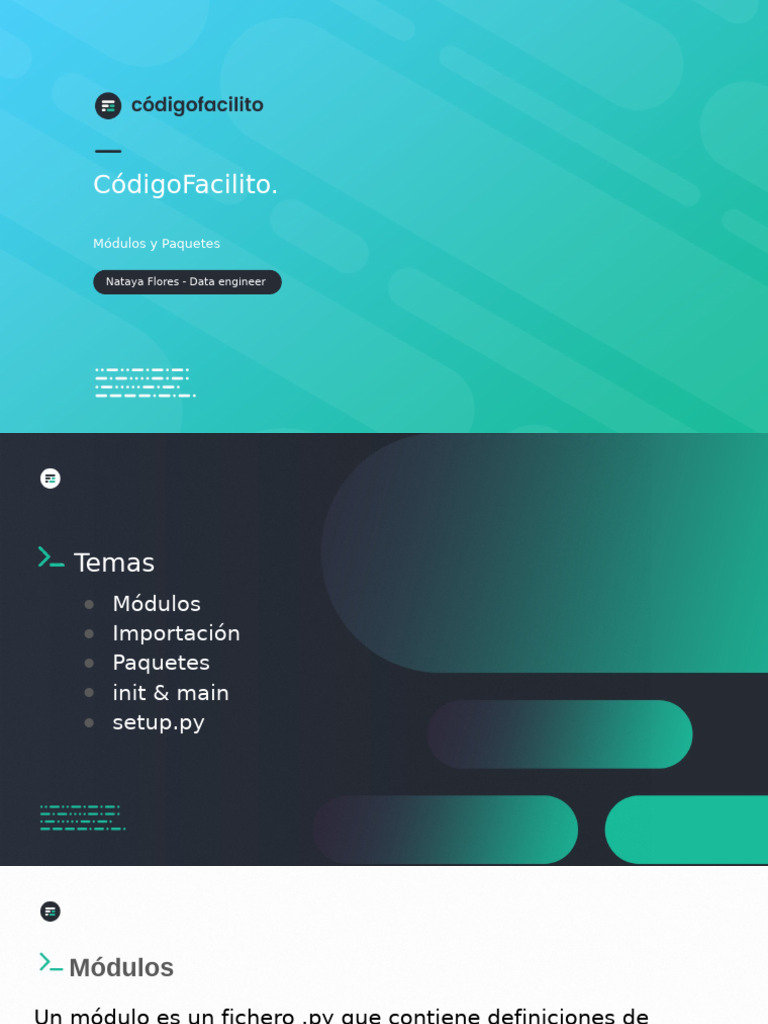 Módulos y Paquetes | PDF | Informática