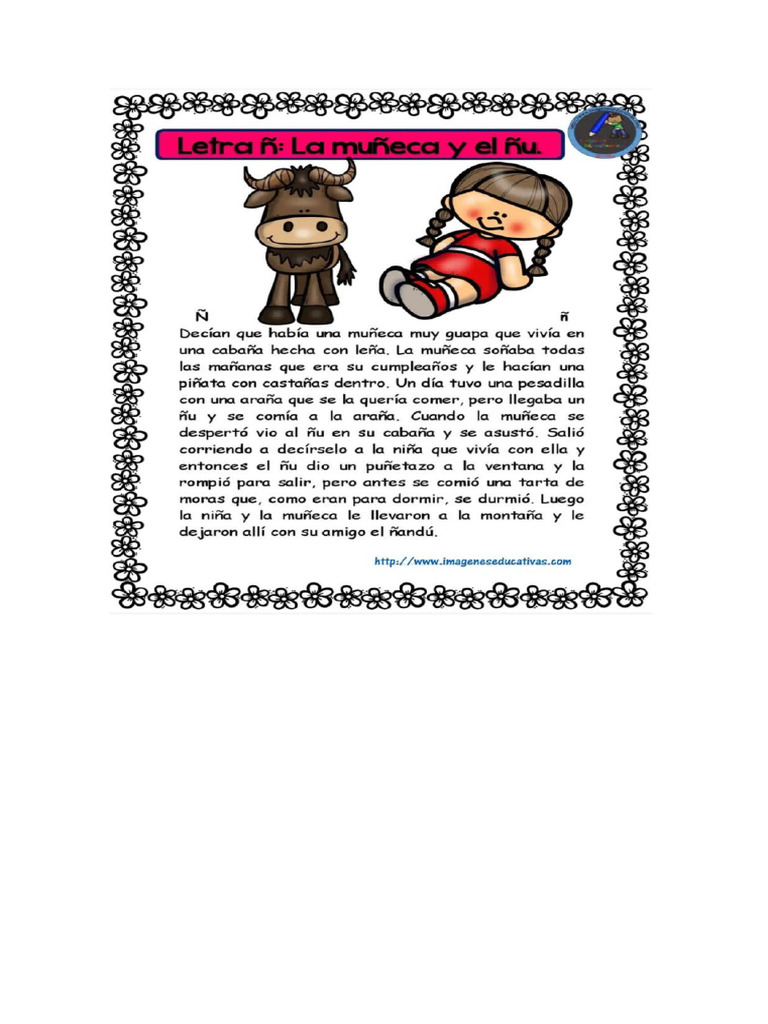 Ficha Con La Ñ | PDF