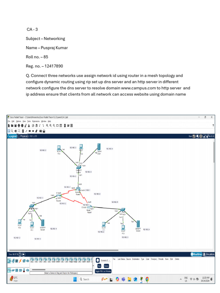 CA3 Net | PDF | Science & Mathematics | Computers