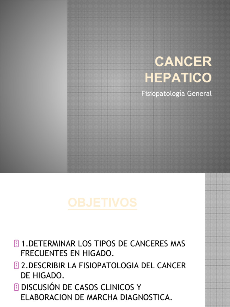 CANCER HEpatico N4EVA | PDF