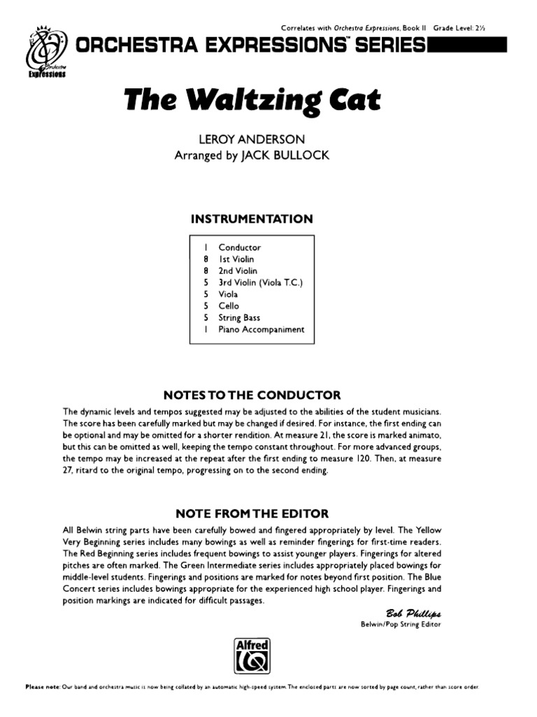 Waltzing Cat | PDF