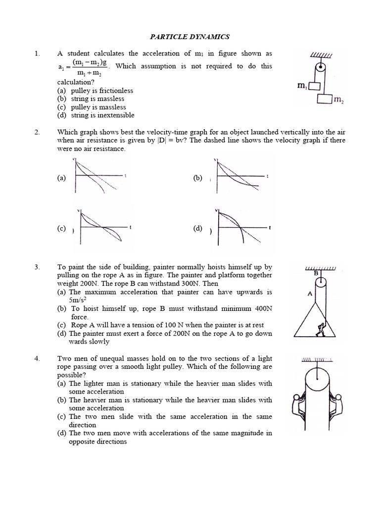 02 Particle Dyanamics | PDF | Force | Collision