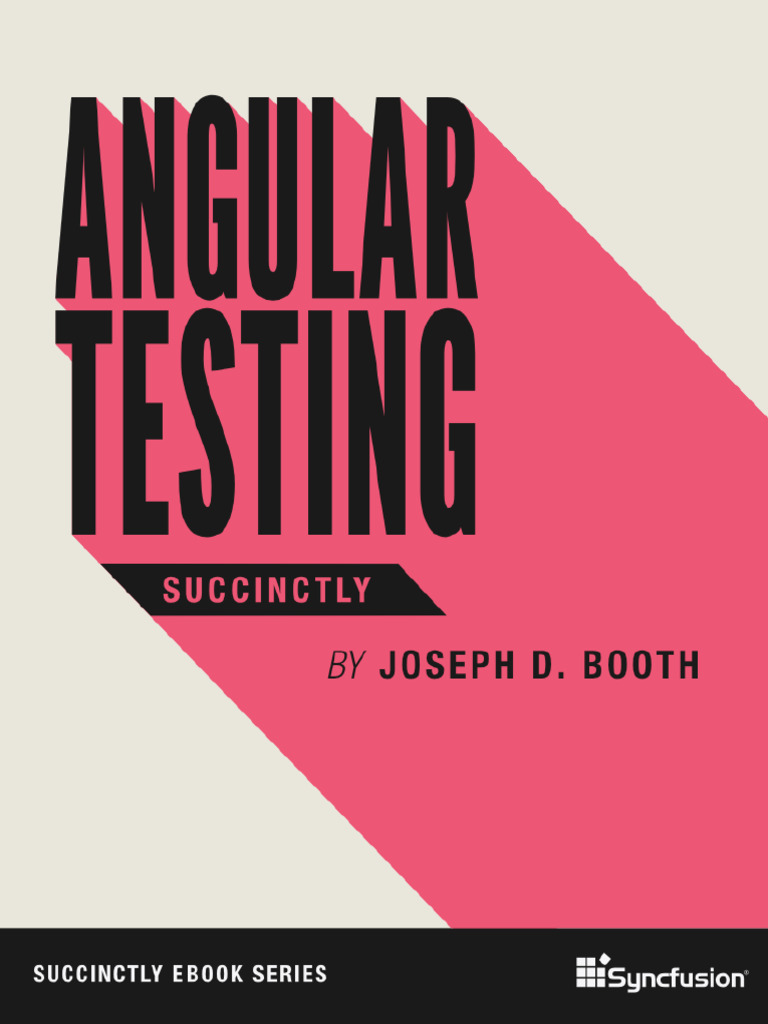 Angular Testing Succinctly Pdf Unit Testing Scope Computer Science