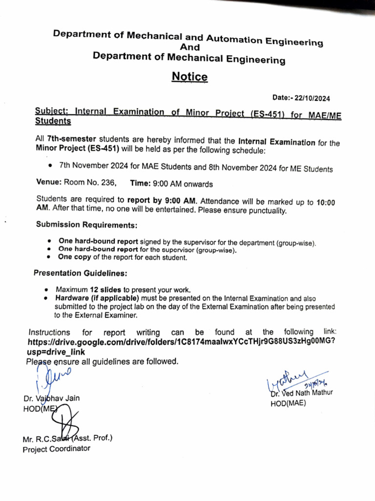 Notice - Mimor Project | PDF