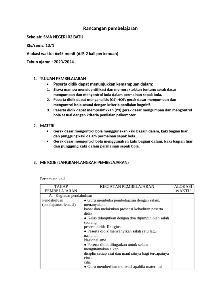 RPP - Dan - Modul - Ajar (RVS) | PDF | Karier & Perkembangan