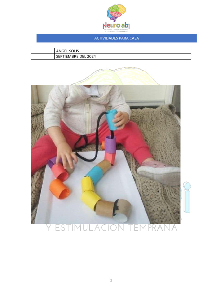 Actividades Creativas para Niños en Casa | PDF | Salud y bienestar