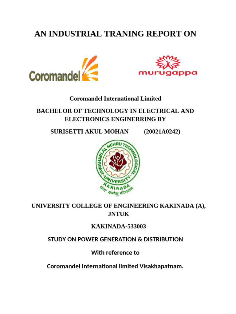 Electrical Project Report | PDF | Electrical Substation | Relay