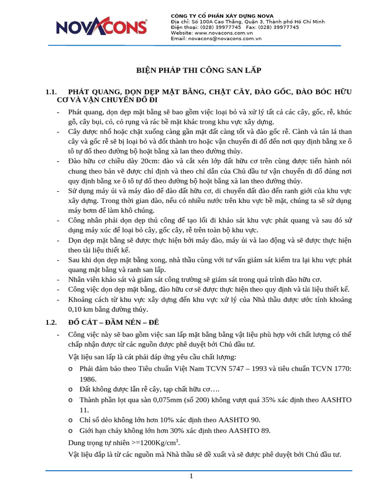 TM BPTC SAN LẤP | PDF