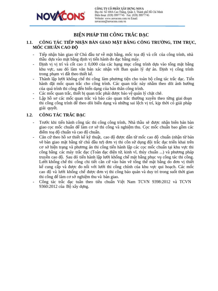 TM BPTC TRẮC ĐẠC | PDF