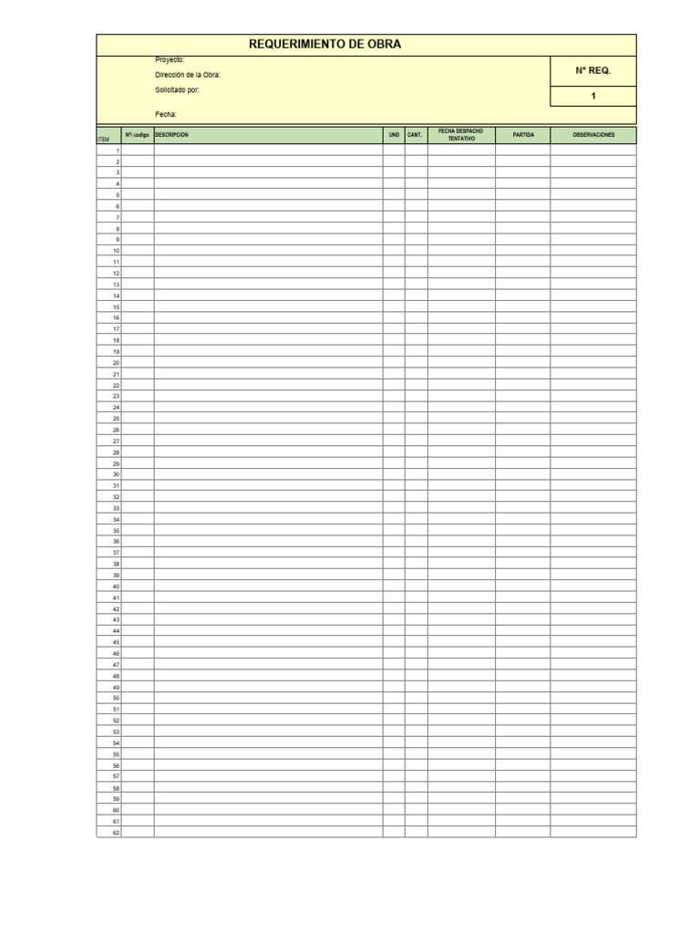 001-CODIGO -REQ.01 - FECHA -FORMATO | PDF