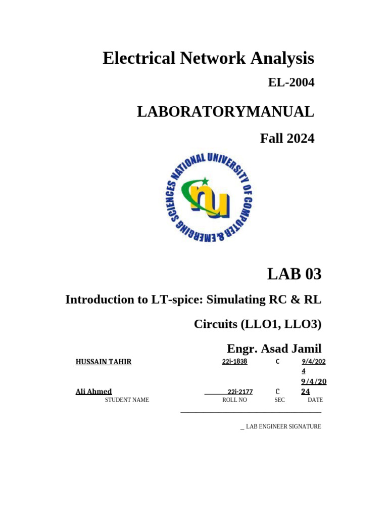 ENA LAB 3 Report | PDF