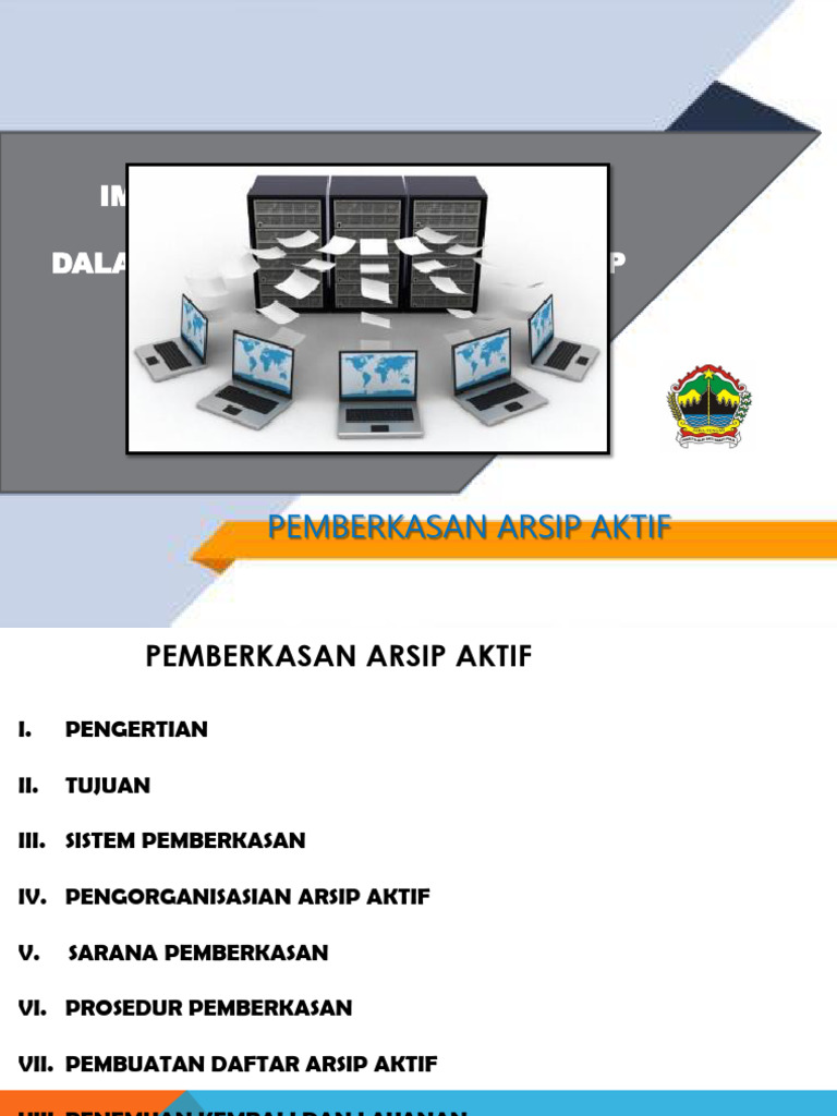 Pemberkasan Arsip Aktif Demak 2024 | PDF