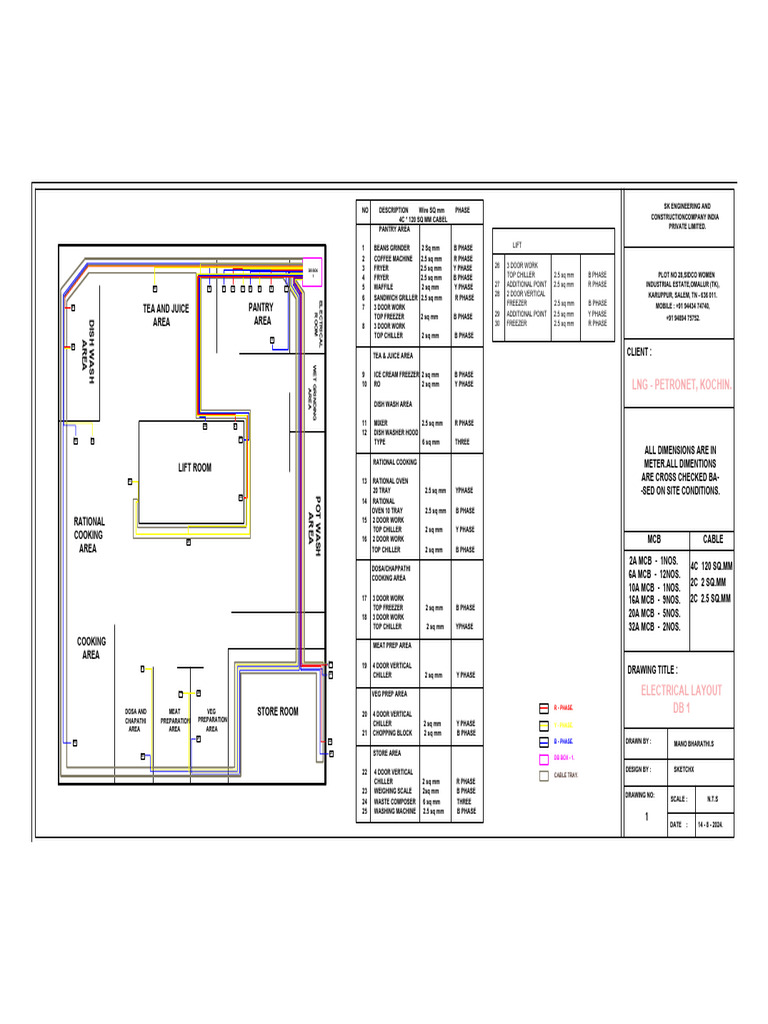 Electrical - DB 1 Cabel Routing | PDF | Home | Cuisine