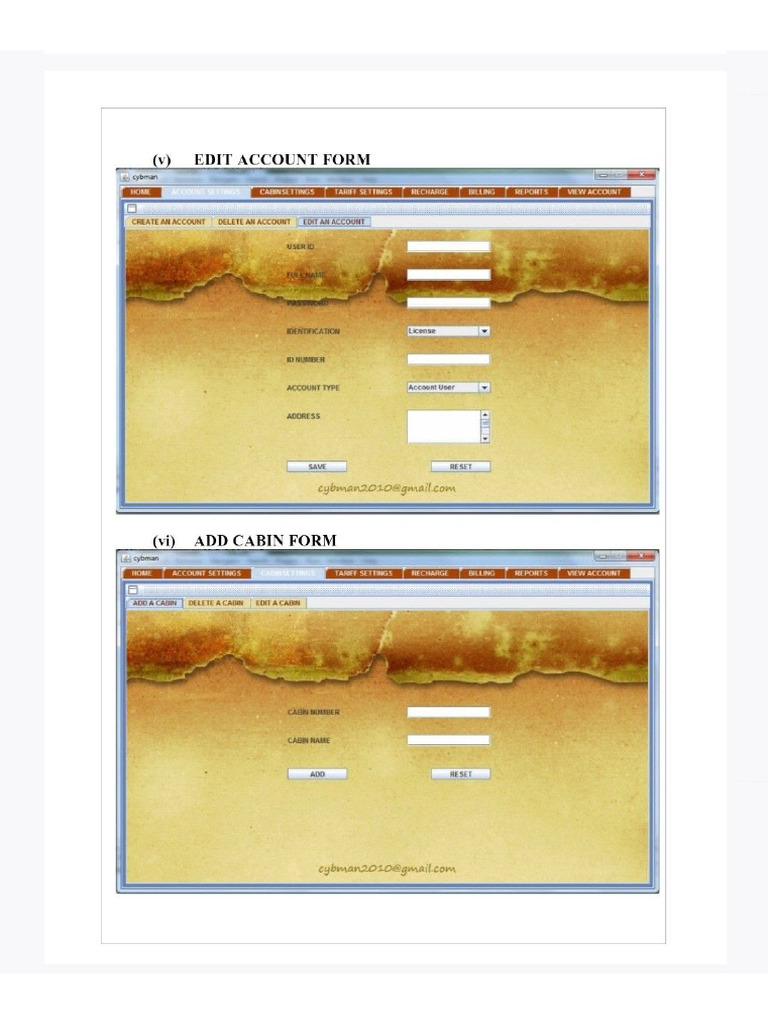 Cyber Cafe Management System | PDF