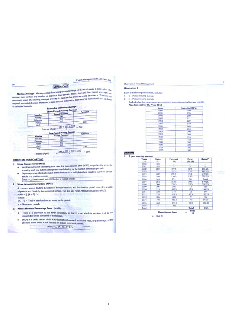 Project Management All Sums | PDF
