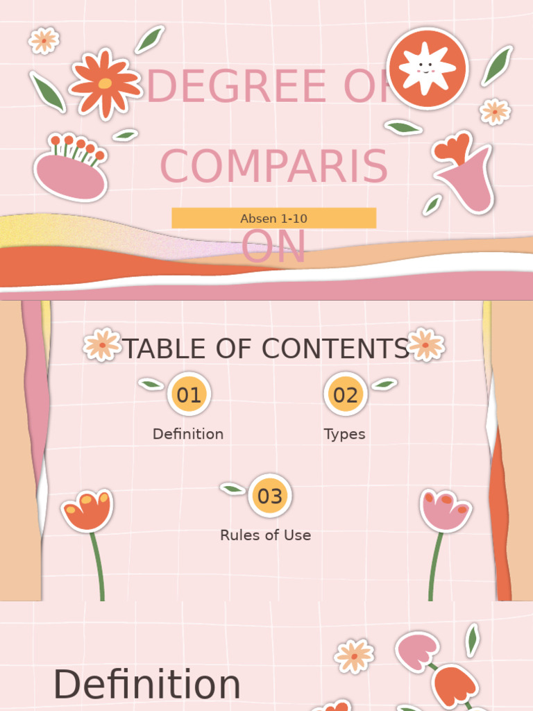 Degree of Comparison | PDF | Adjective | Adverb