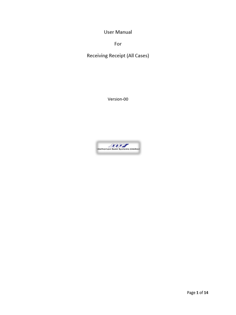 Receipt All Cases Rev. 00 | PDF | Receipt | Computing