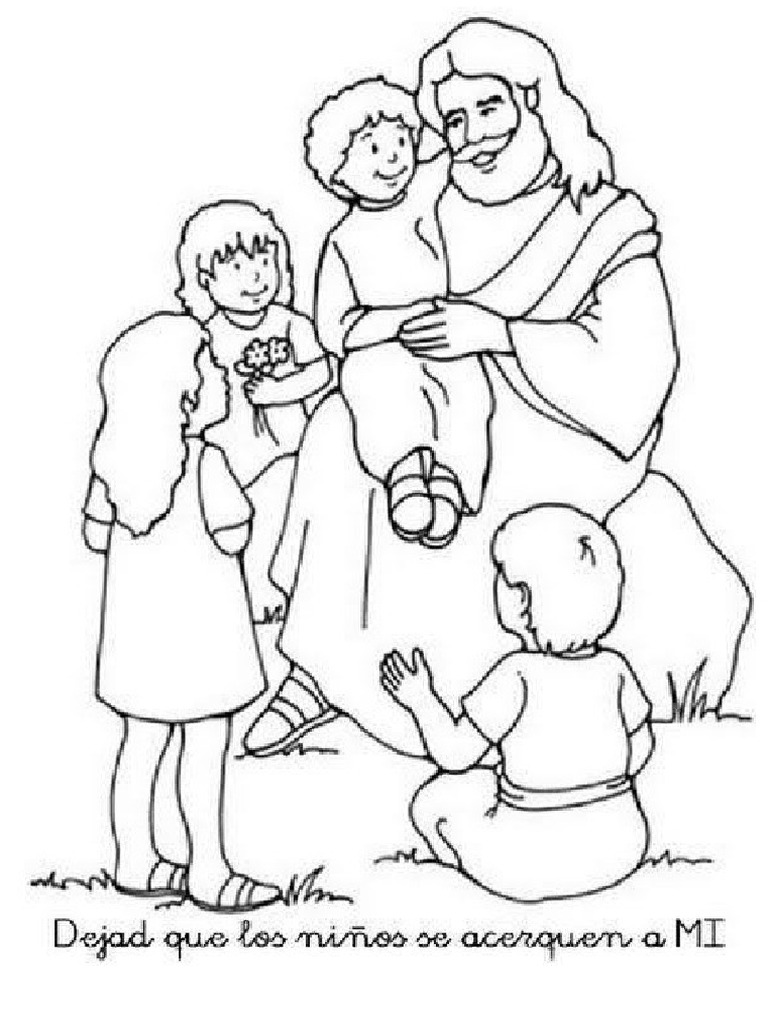 Dibujo Dejad Que Los Niños Vengan A Mí Pdf