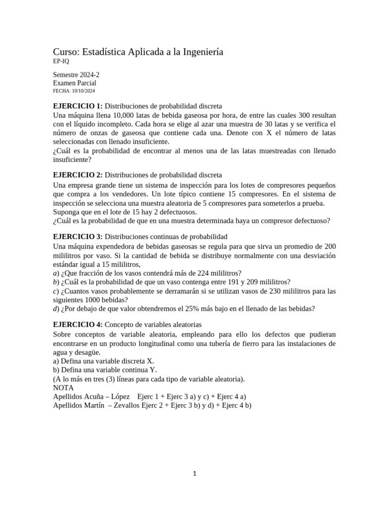 EP-IQ EAI S-1 2024-2 ExamenParcial Caps 3, 5 y 6 LibroTexto 10.10.2024 | PDF