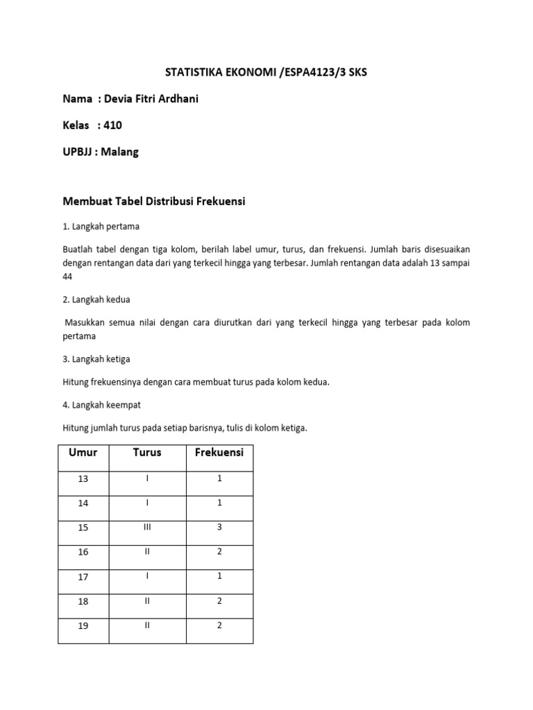 Diskusi 2 Statistika Ekonomi | PDF