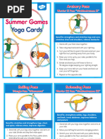 Kids Exercise and Stretching Chart | PDF