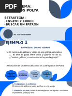 Ejercicios Usando El Metodo de Polya | PDF | Ocio