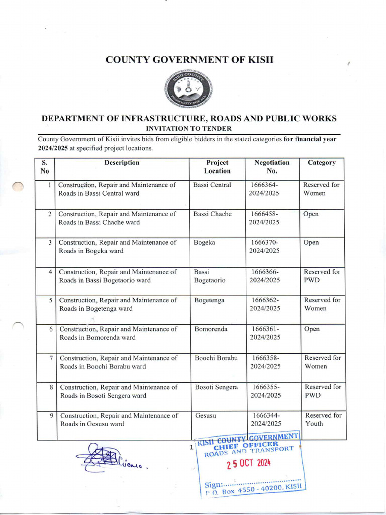 Invitation To Tender | PDF